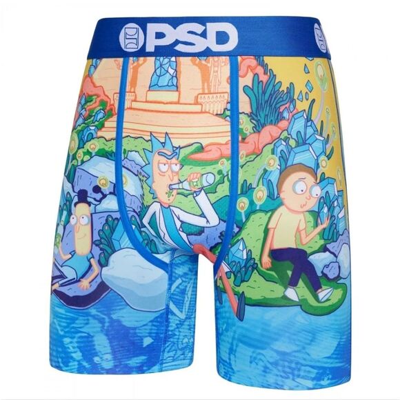 PSD | Underwear & Socks | Psd Rick Morty Hanging Around Boxer Briefs ...